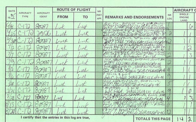 The Only Flight Time That Counts Air Facts Journal