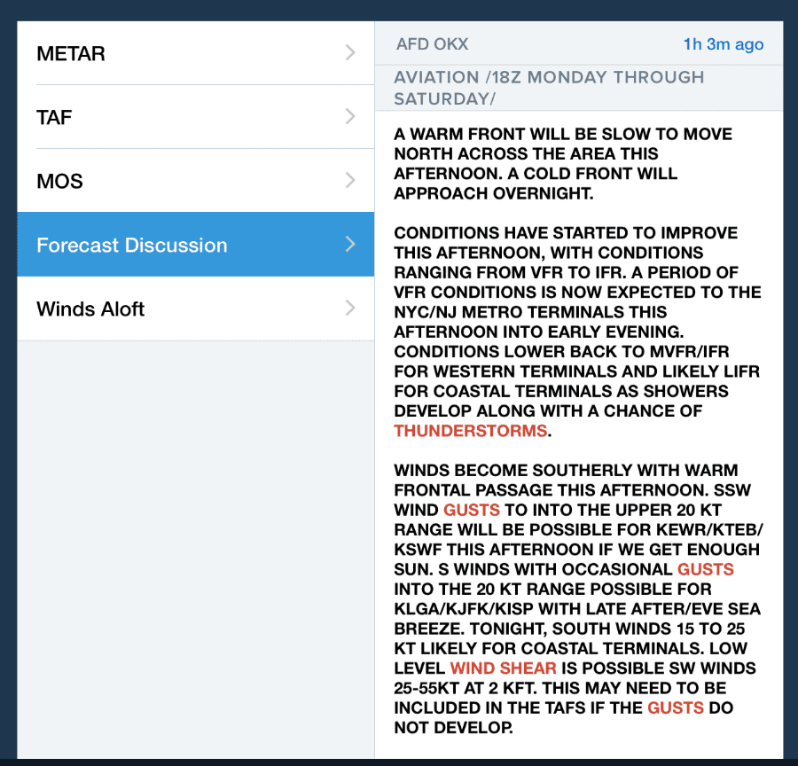 Weather forecasts - there's more to it than just charts : Air Facts Journal