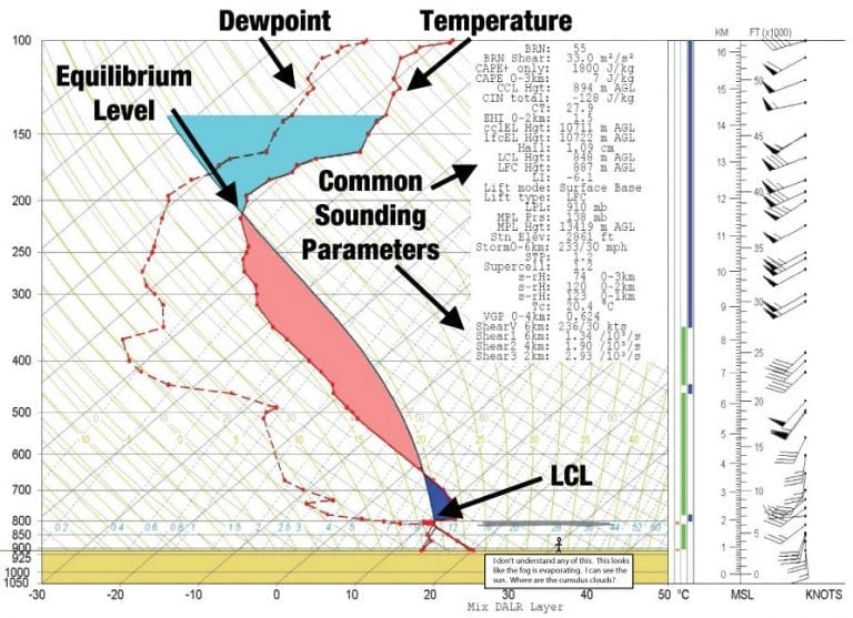 How to use a Skew-T Log-P diagram : Air Facts Journal