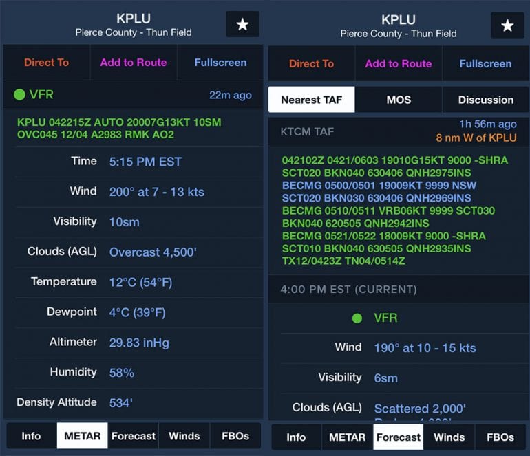 Go or No Go: how do you define scud running? : Air Facts Journal