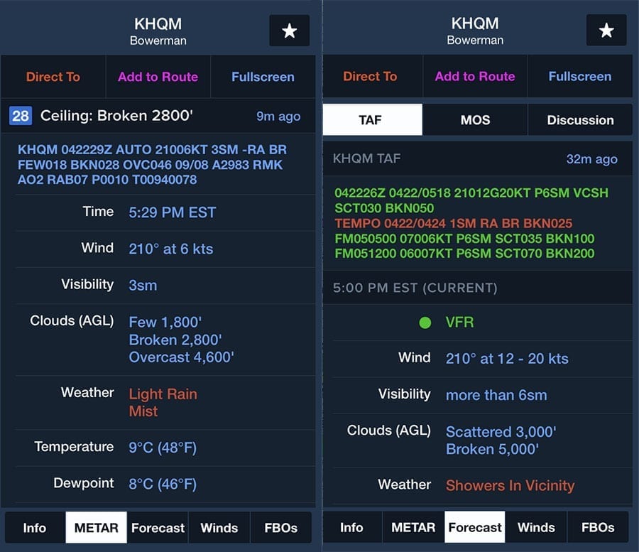 Go or No Go: how do you define scud running? : Air Facts Journal