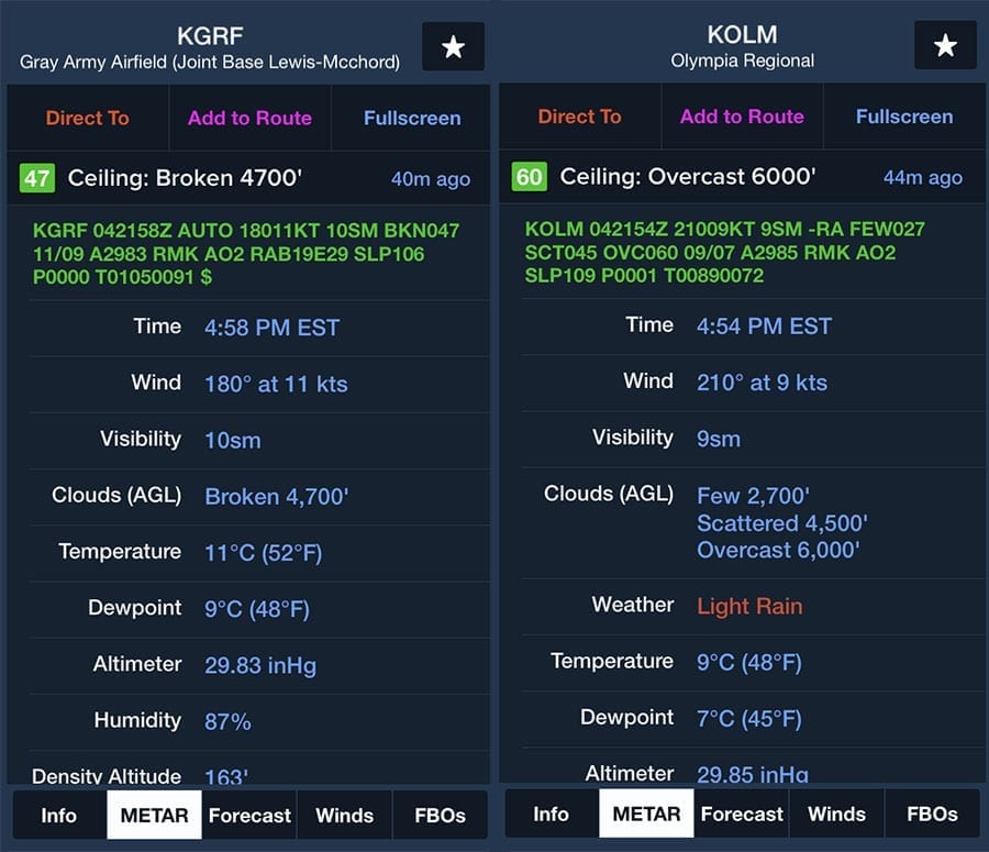 Go or No Go: how do you define scud running? : Air Facts Journal