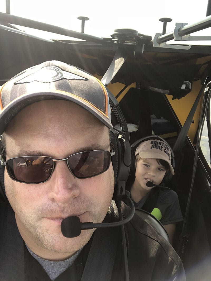Two memorable days of flying with my son : Air Facts Journal