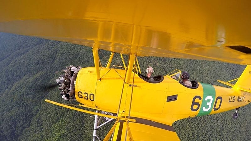 A biplane engine failure, and the start of a new business : Air Facts ...