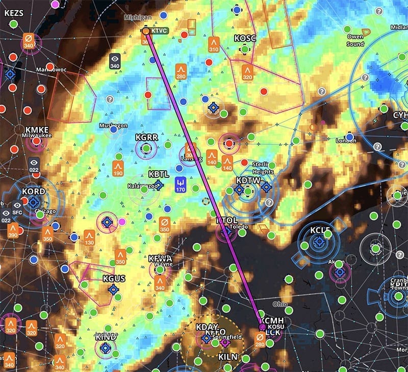 Go or No Go: home from Michigan? : Air Facts Journal